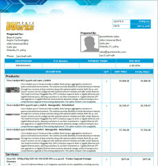 QuoteWerks - Sample Layouts